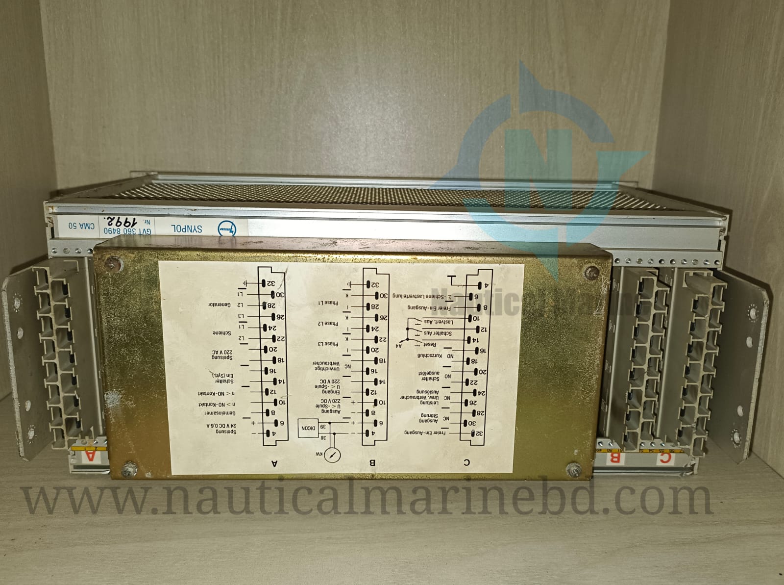 ABB SYNPOL CMA 50 GVT 360 8490 CONTROL PANEL - https://www ...