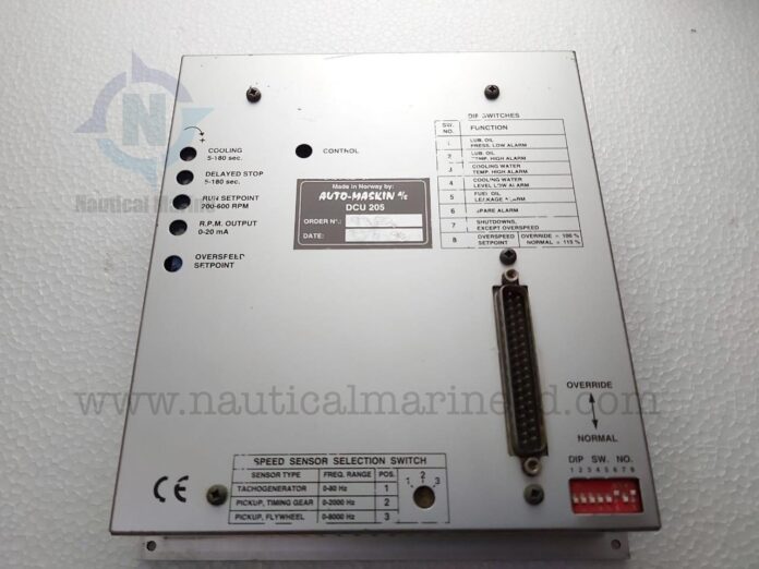 AUTO MASKIN DCU-205 DIESEL ENGINE CONTROL UNIT - https://www ...