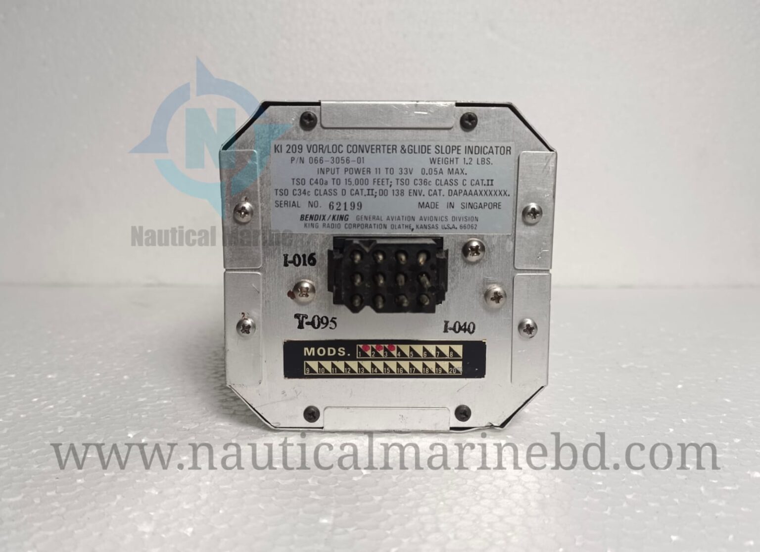 BENDIX / KING KI-209 VOR/LOC CONVERTER & GLIDE SLOPE INDICATOR - https ...