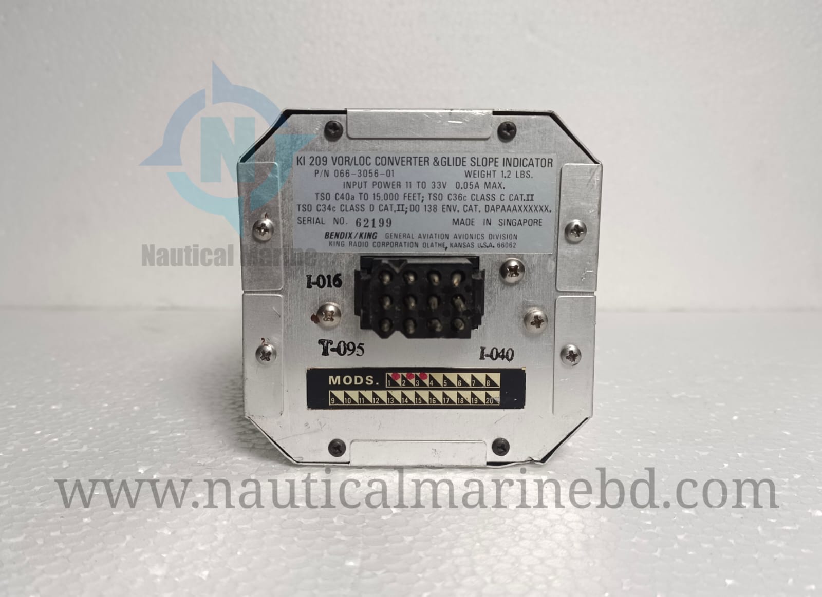 BENDIX / KING KI-209 VOR/LOC CONVERTER & GLIDE SLOPE INDICATOR - https ...