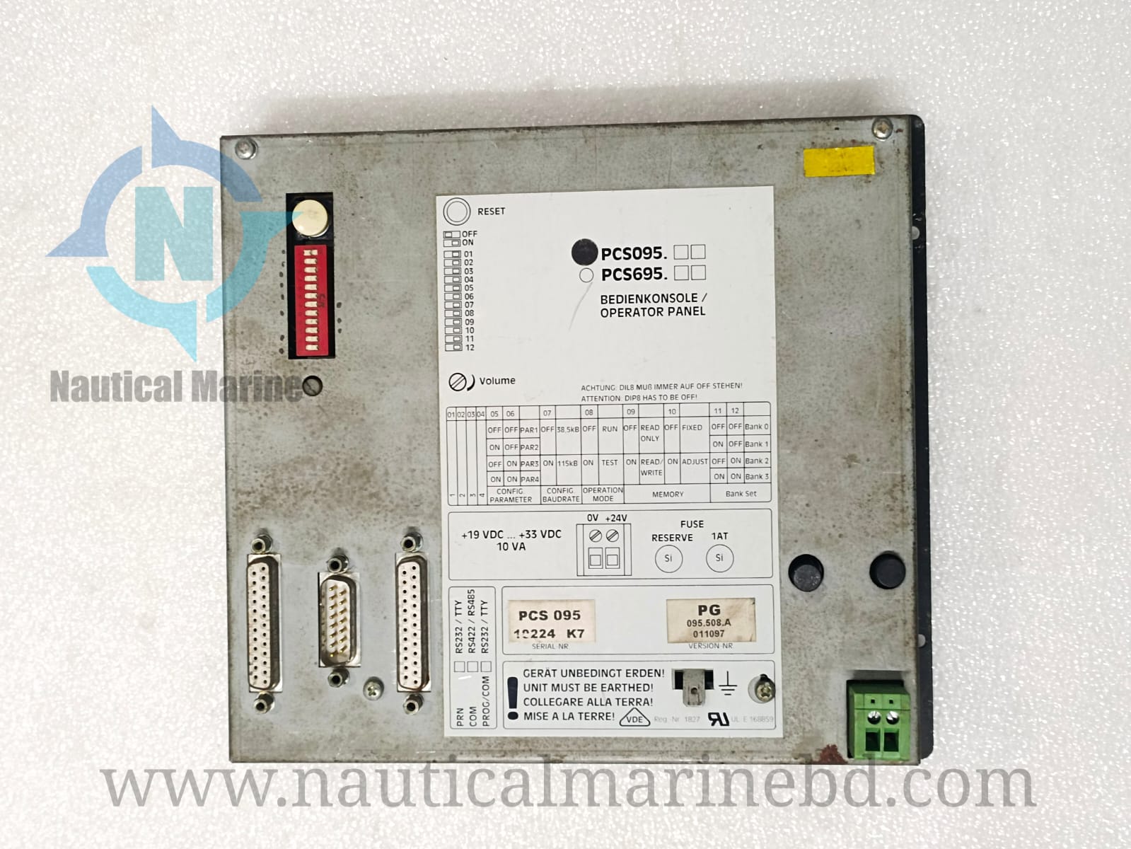 KUSTERS PCS095 OPERATOR PANEL - https://www.nauticalmarinebd.com