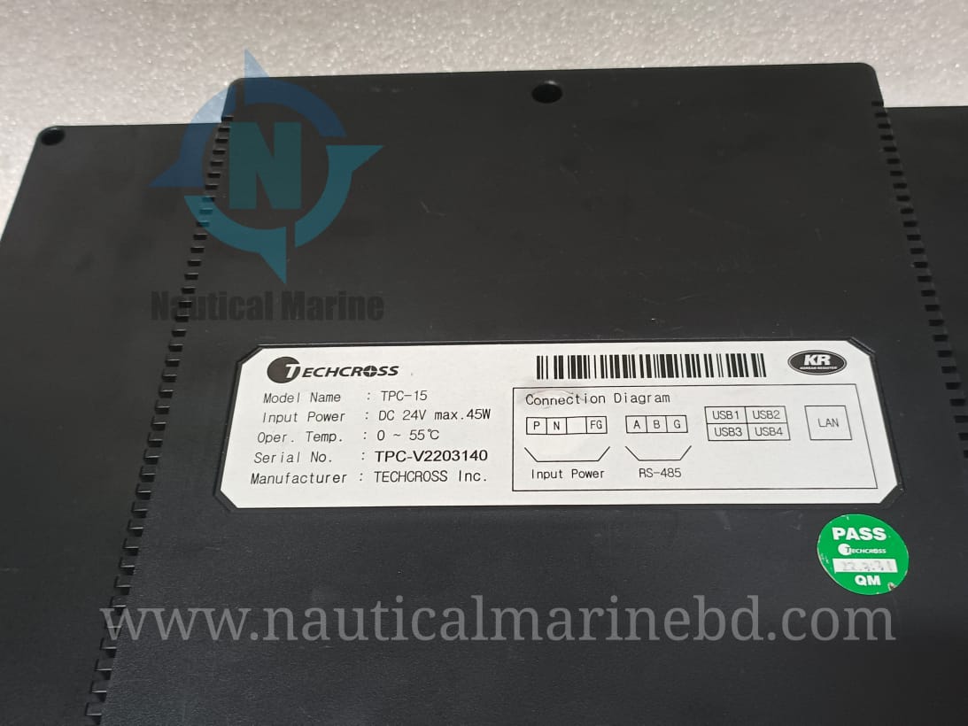 TECHCROSS TPC-15 BALLAST WATER MANAGEMENT SYSTEM DISPLAY - https://www ...