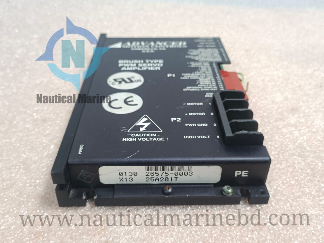 ADVANCED MOTION CONTROLS BRUSH TYPE PWM SERVO AMPLIFIER - https://www ...