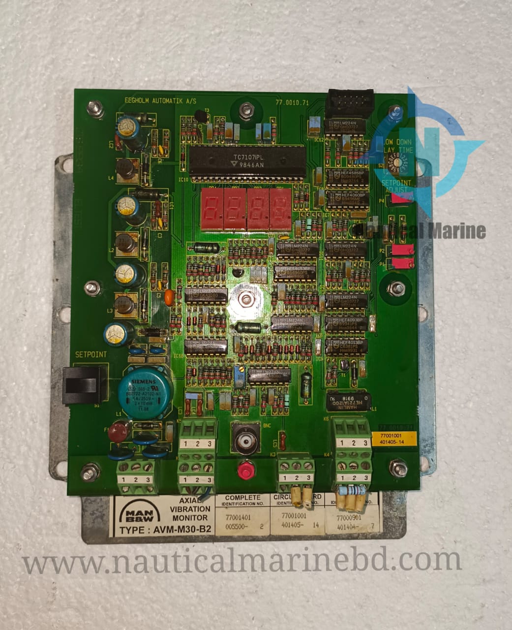 MAN B&W AVM-M30-B2 AXIAL VIBRATION MONITOR CIRCUIT BOARD - https://www ...
