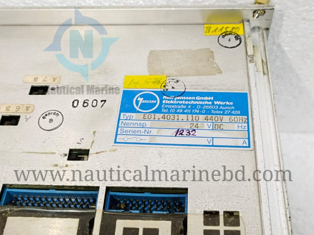 ROLF JANSSEN DSS 31 ENGINE CONTROL PANEL - https://www.nauticalmarinebd.com