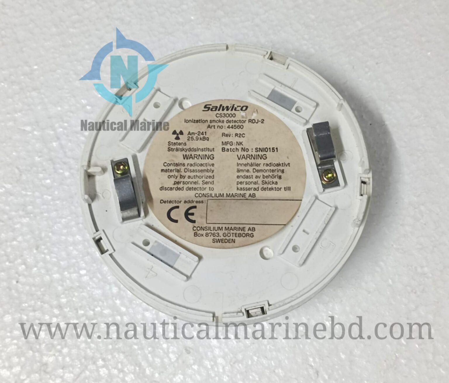CONSILIUM SALWICO CS3000 RDJ-2 IONIZATION SMOKE DETECTOR 44560 - https ...